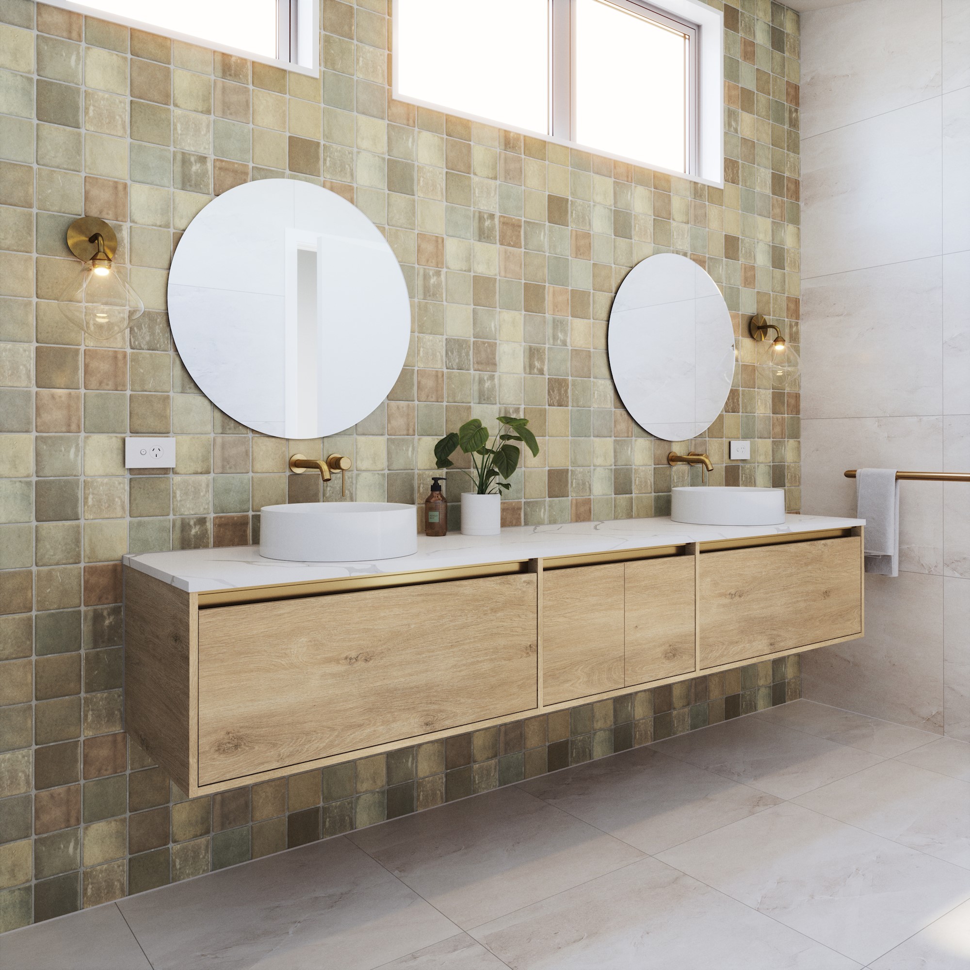 City 50 Bathroom Benchtop Vanity | St Michel | St Michel Bathroomware