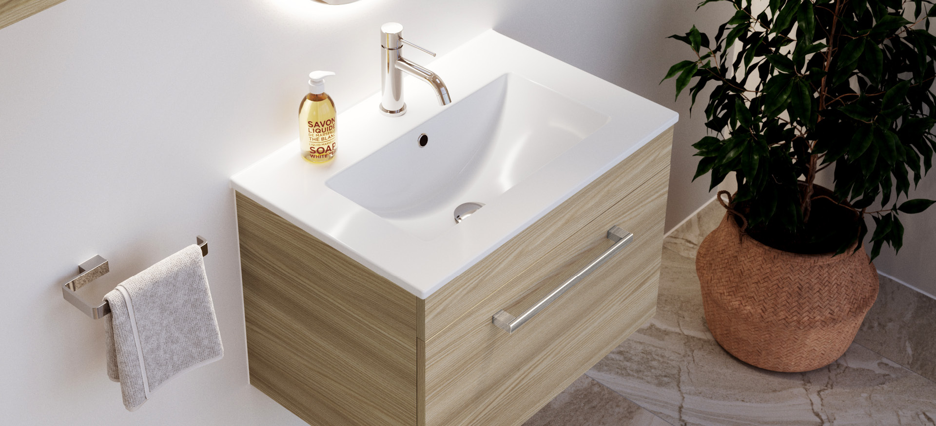 Riva Classic 40 Console Benchtop Vanity | St Michel Bathroomware
