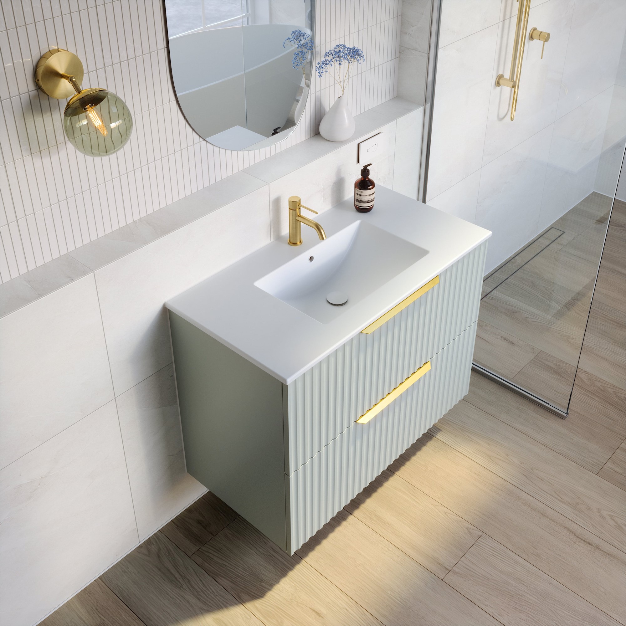 Misura 46 Wall-Hung Console Vanity | St Michel Bathroomware