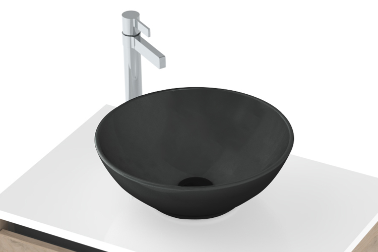 Sfera Vanity Basin - Matte Black | St Michel | St Michel Bathroomware